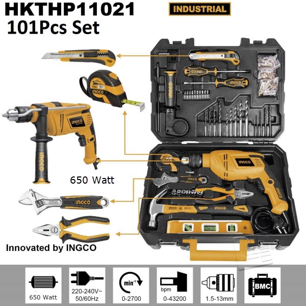 Double Power Impact Tool Kit 102 Pieces in Pakistan