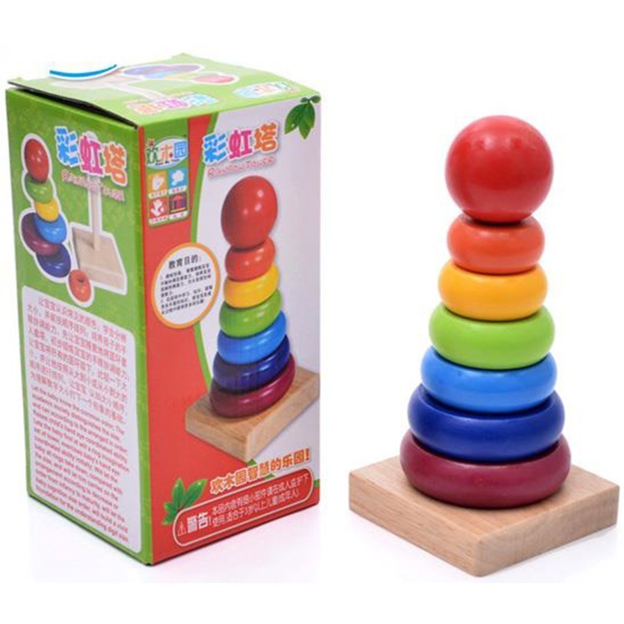 Double Power Ring Tower Wooden in Pakistan