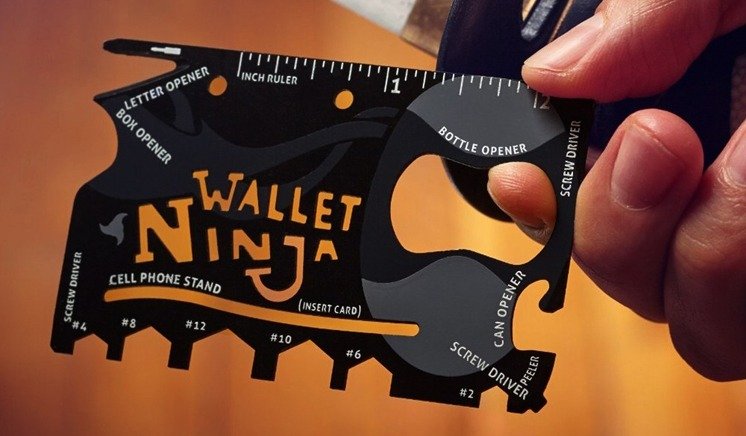 Double Power Wallet Ninja 18 in 1 Credit Card Size Tool in Pakistan